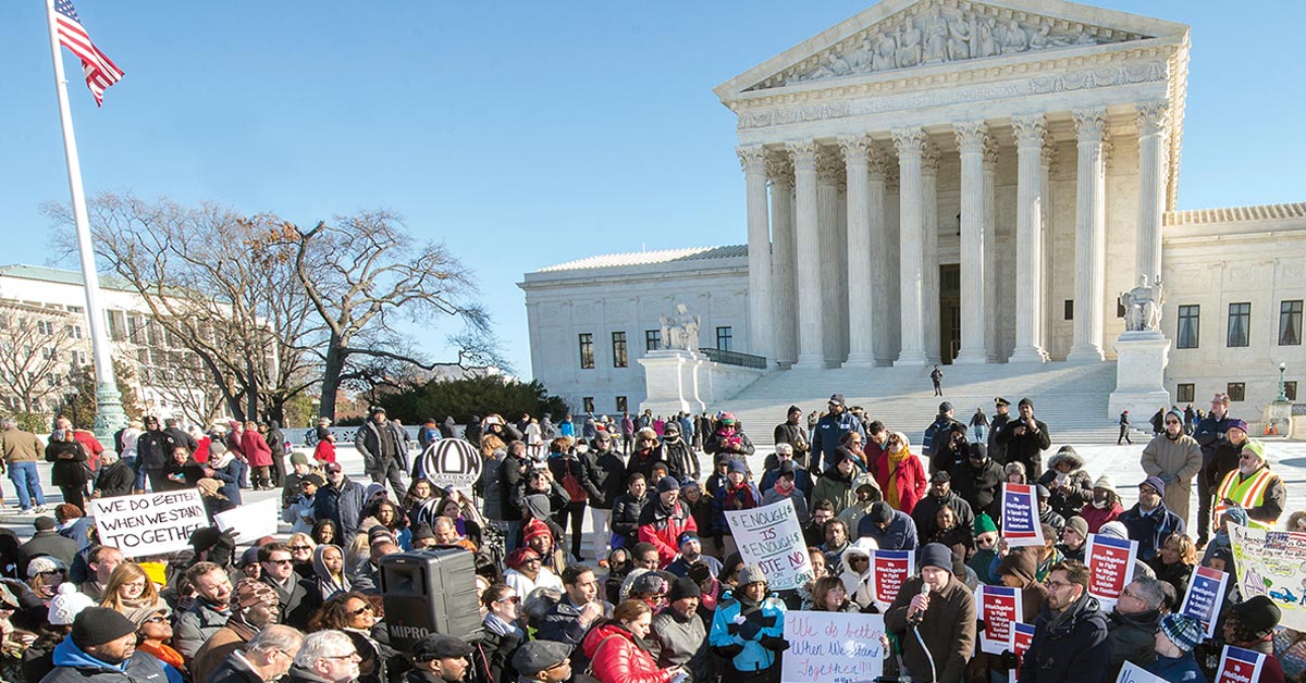 Defending rights in court